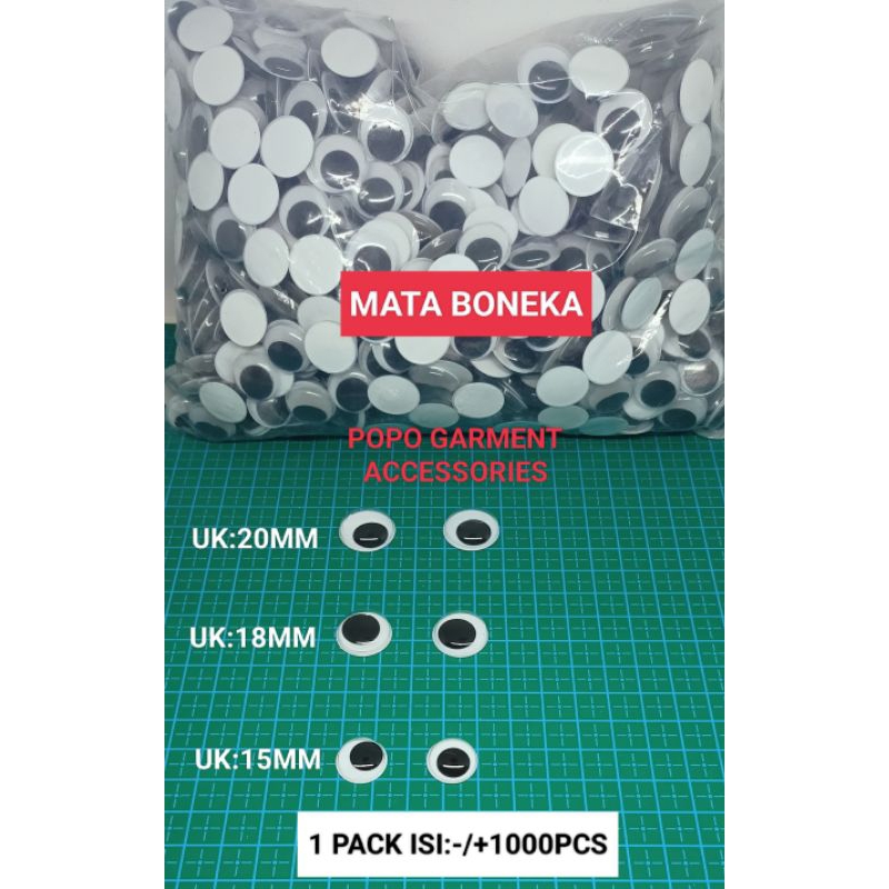 Jual MATA BONEKA ( HARGA 1 PACK ISI:-/+1000PCS ) | Shopee Indonesia