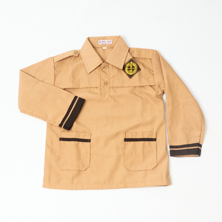 Jual Baju Pramuka SIAGA Lengan PANJANG Kemeja Seragam Sekolah SD Coklat | SERAGAM SEKOLAH ...