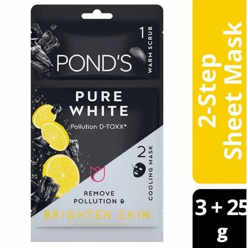 Jual POND'S Cooling Mask Pure White 2in1~Masker Ponds Pure White ...