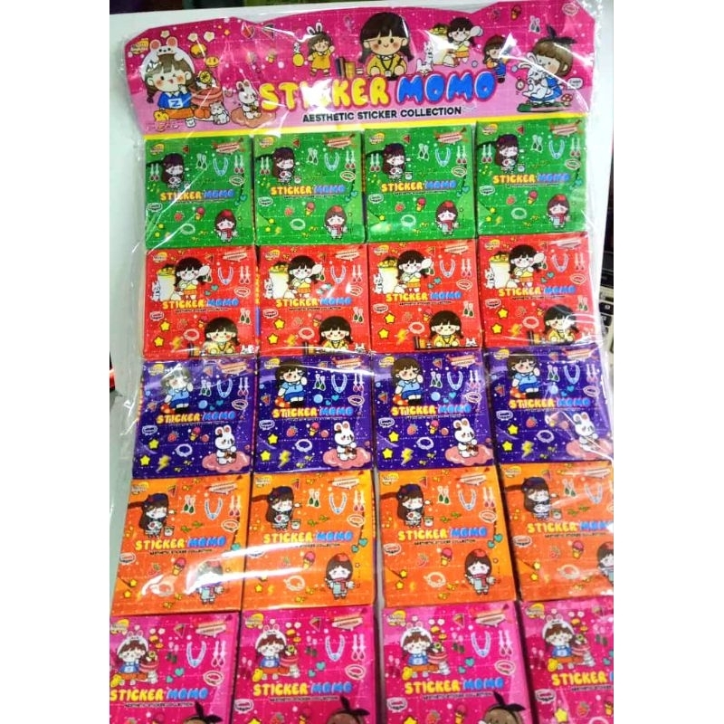 Jual Mainan Buku Stiker Sticker Book Collection Momo Layar Gantung Anak ...