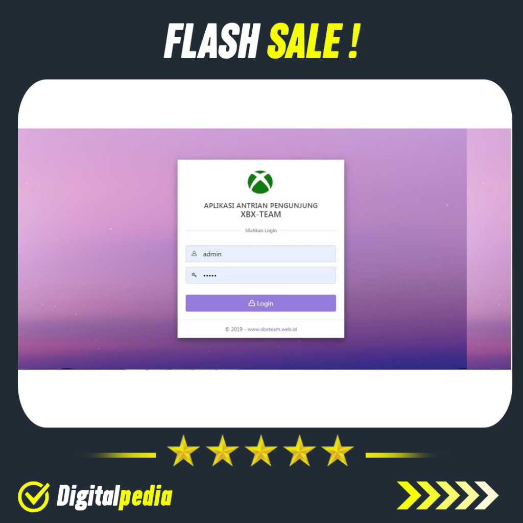 Jual Source Code Aplikasi Antrian Pengunjung Berbasis Web Siap Pakai ...