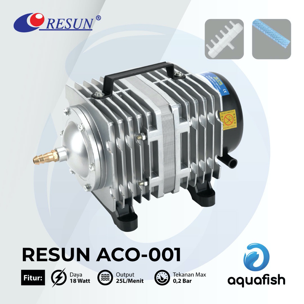 Jual RESUN ACO-001 Aerator/Pompa Udara/Air Pump Electromagnetic | Shopee Indonesia