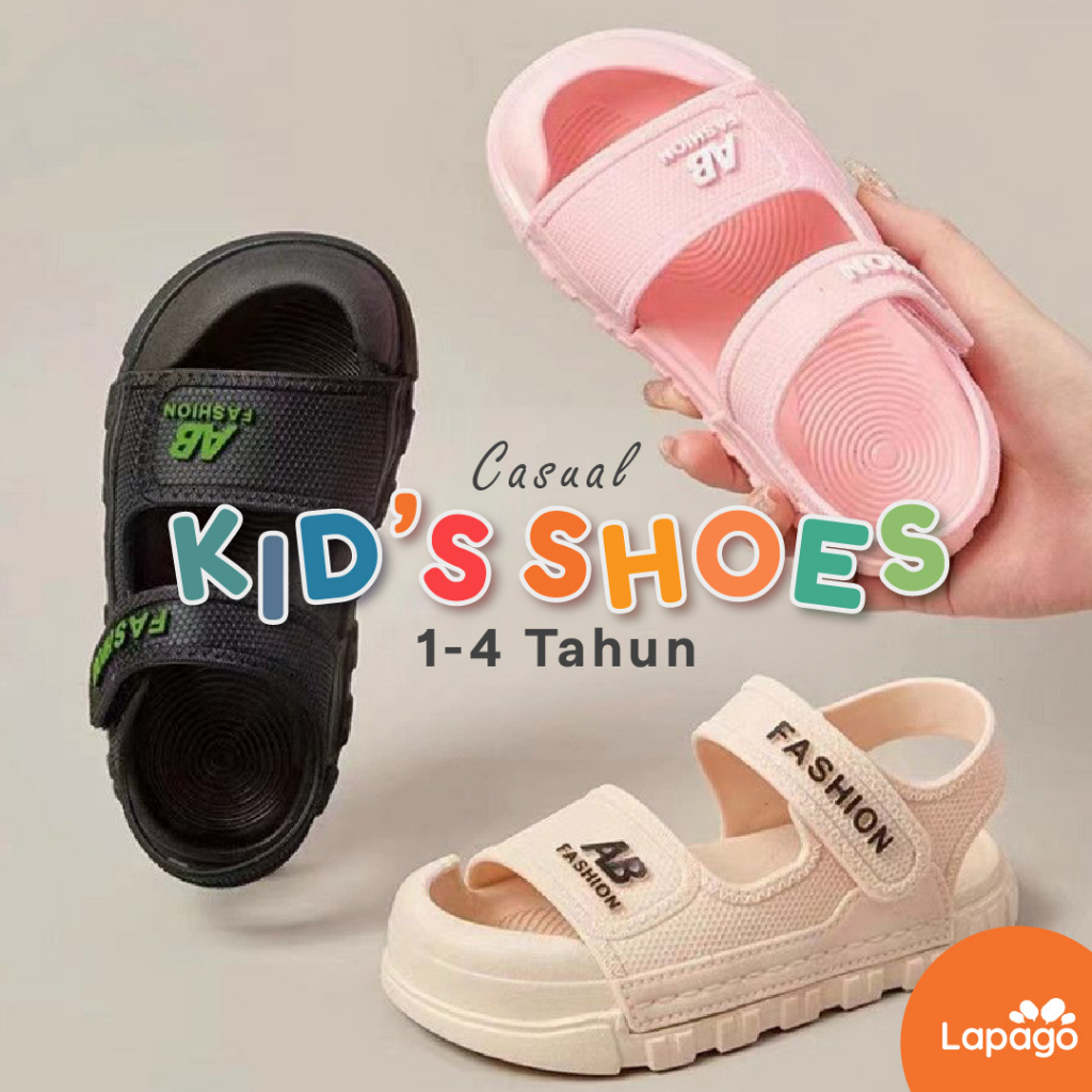 Jual LAPAGO - Sandal Karet Anak Laki laki Perempuan Casual Anti Licin ...
