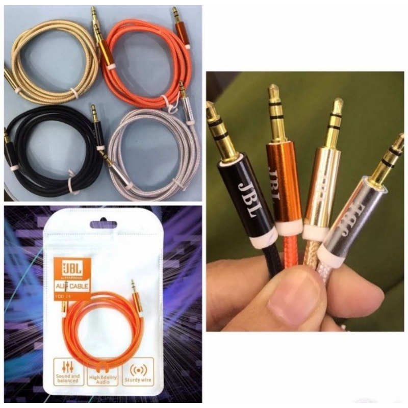 Jual Audio kabel 3.5mm JBL Aux 1 in 1 Jack Stereo | Shopee Indonesia