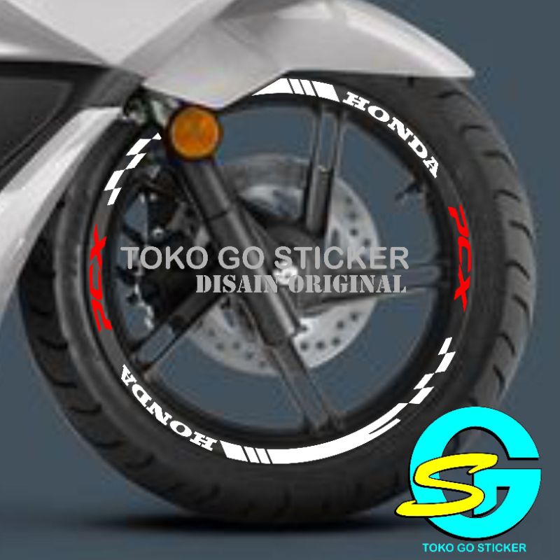 Jual sticmer pelek pcx 150 dan 160cc, sudah depan belakang | Shopee ...
