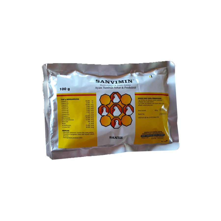 Jual SANVIMIN 5 kg PT SANBE FARMA - multivitamin dan asam amino lengkap ...