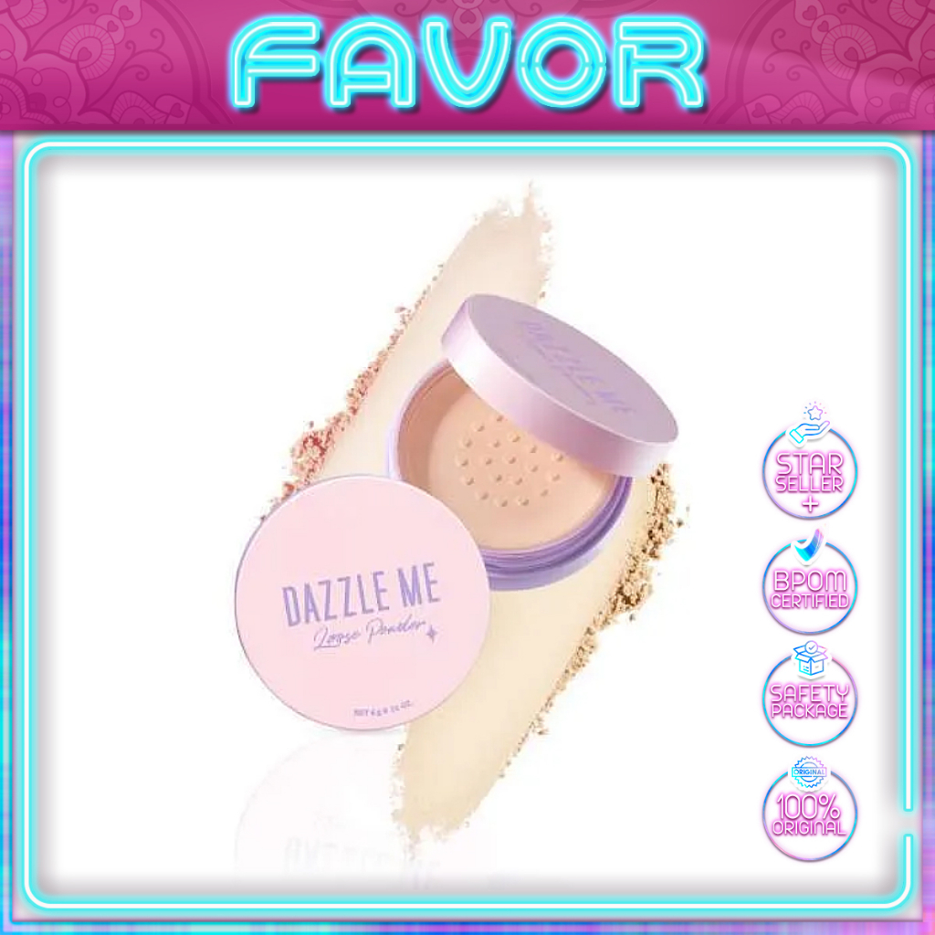 Jual DAZZLE ME Always Setting Loose Powder 6 Gr | Super Soft Smooth ...