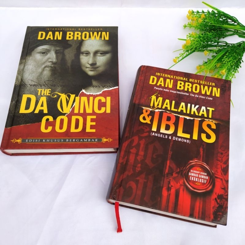 Jual Novel The Da Vinci Code, Angels & Demons ilustrasi bergambar - Dan Brown | Shopee Indonesia