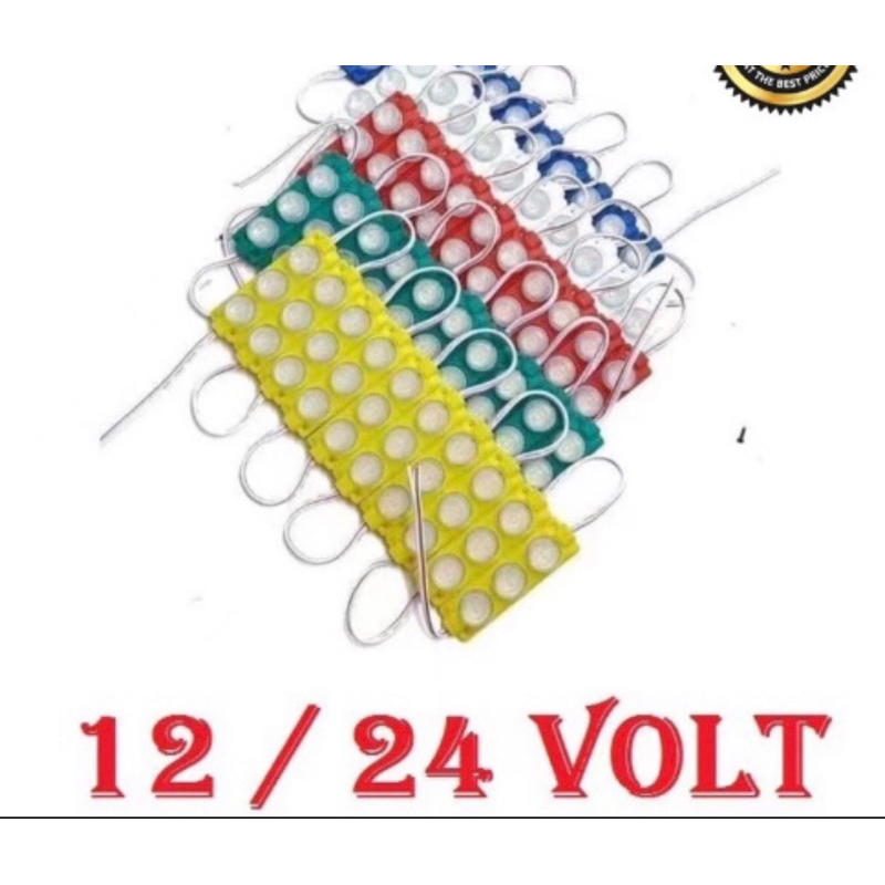 Jual LAMPU LED MODUL 3 MATA SMD 12 VOLT DAN 24 VOLT WATERPROOF(92/105 ...