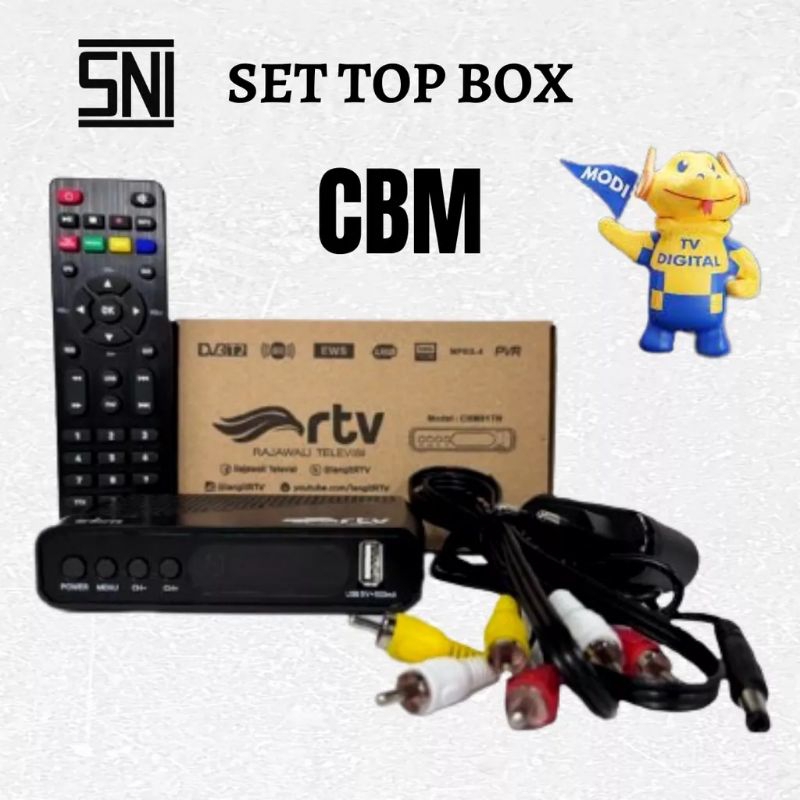 Jual STB SET TOP BOX CBM RTV RAJAWALI SNI | Shopee Indonesia