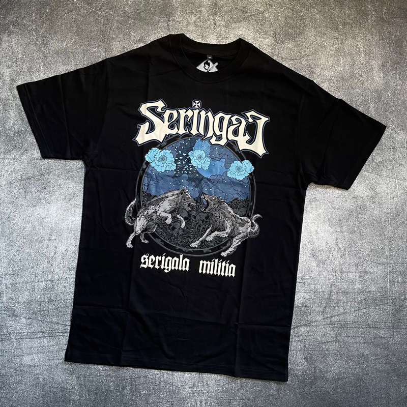Jual Tshirt SERINGAI - WOLF FIGHT Official Merchandise | Shopee Indonesia