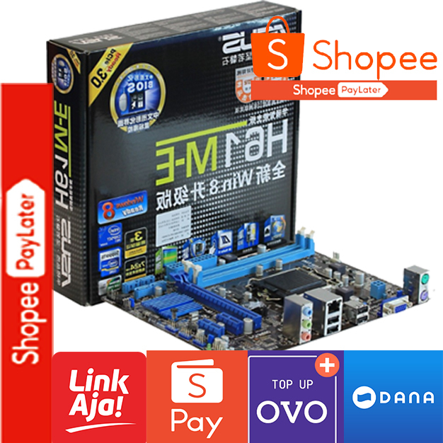 Jual ASUS H61M-E LGA 1155 DDR3 Micro ATX Motherboard | Shopee Indonesia