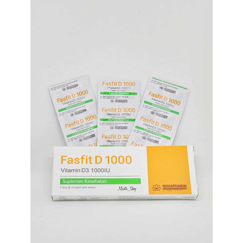 Jual NOVAPHARIN Fasfit/Comvit Vitamin D3 1000IU : Vitamin Untuk Daya ...