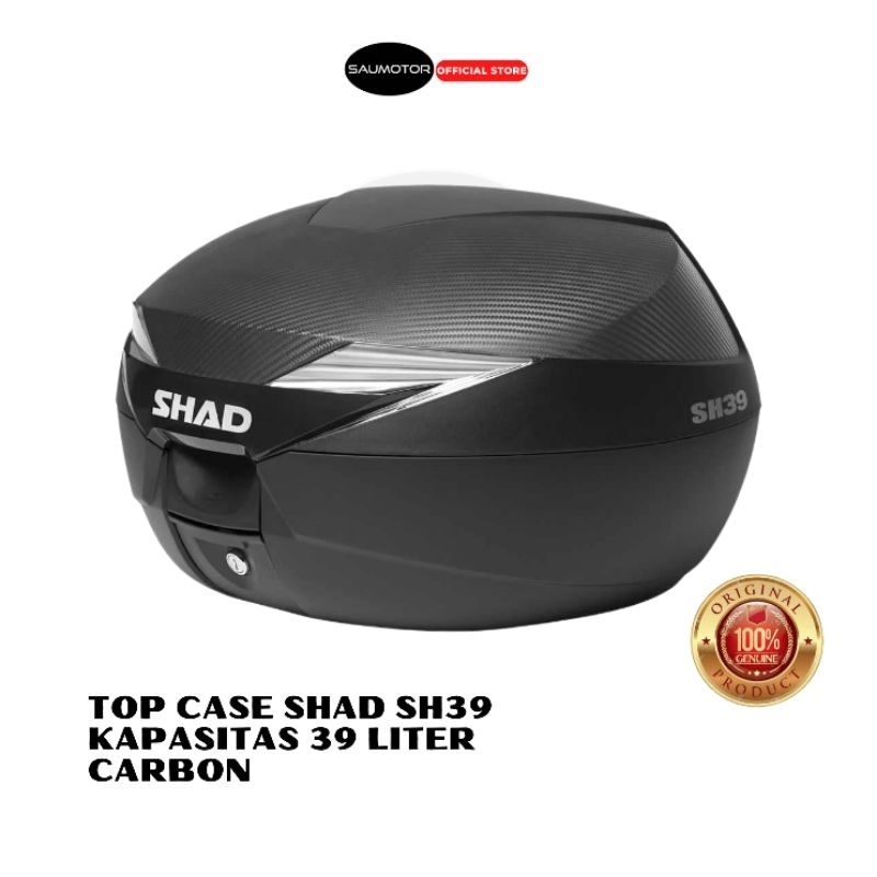 Jual Saumotor Box Sh39 Carbon Top Case Shad Sh 39 Cover Carbon Original ...