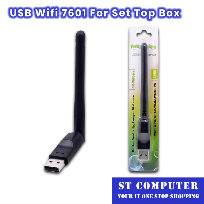 Jual USB Wifi 7601 For Set Top Box Plug n Play | Shopee Indonesia