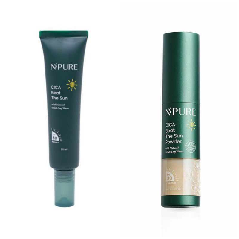 Jual N'Pure Cica Beat The Sun SPF 50 PA ++++ / Sunscreen NPure 35ml ...