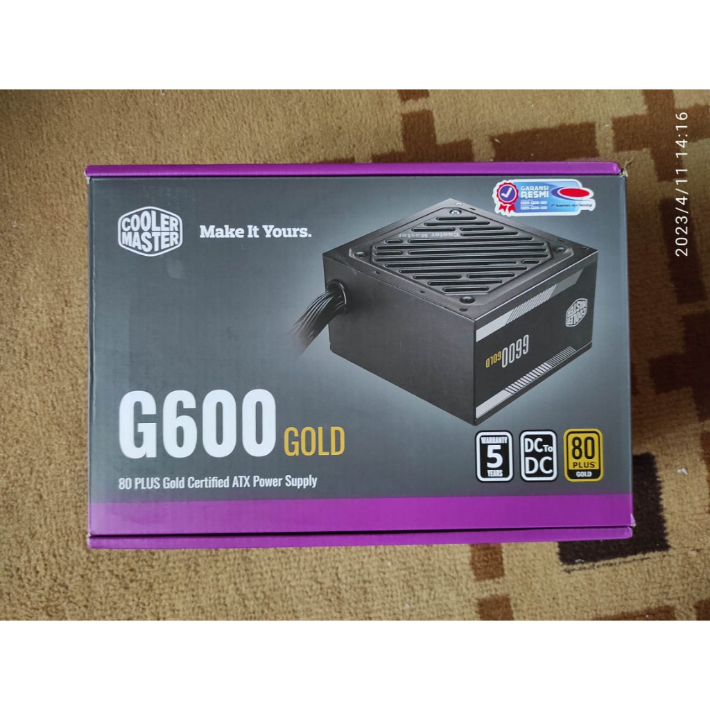 Jual PSU Cooler Master G600 600W 80 Plus Gold Garansi | Shopee Indonesia