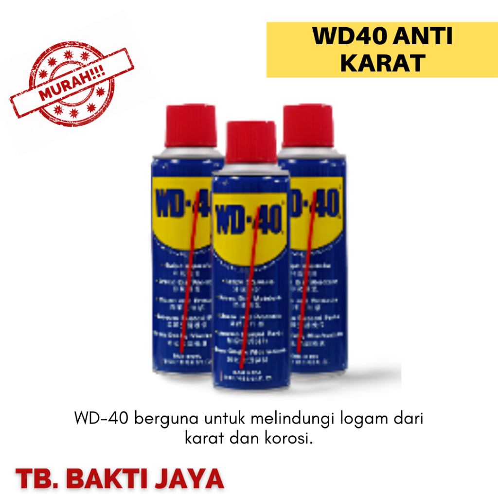 Jual WD 40 Cairan Anti Karat 191,333 dan 412 ML Harga Ekonomis WD 40 ...