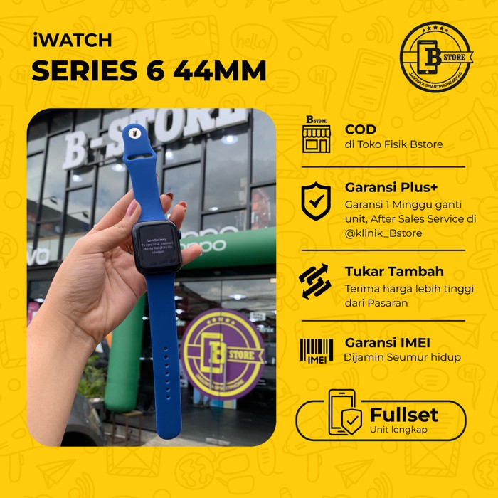 Jual Apple Watch / i Watch / iWatch Series 6 44mm GPS - FULLSET - Cod ...