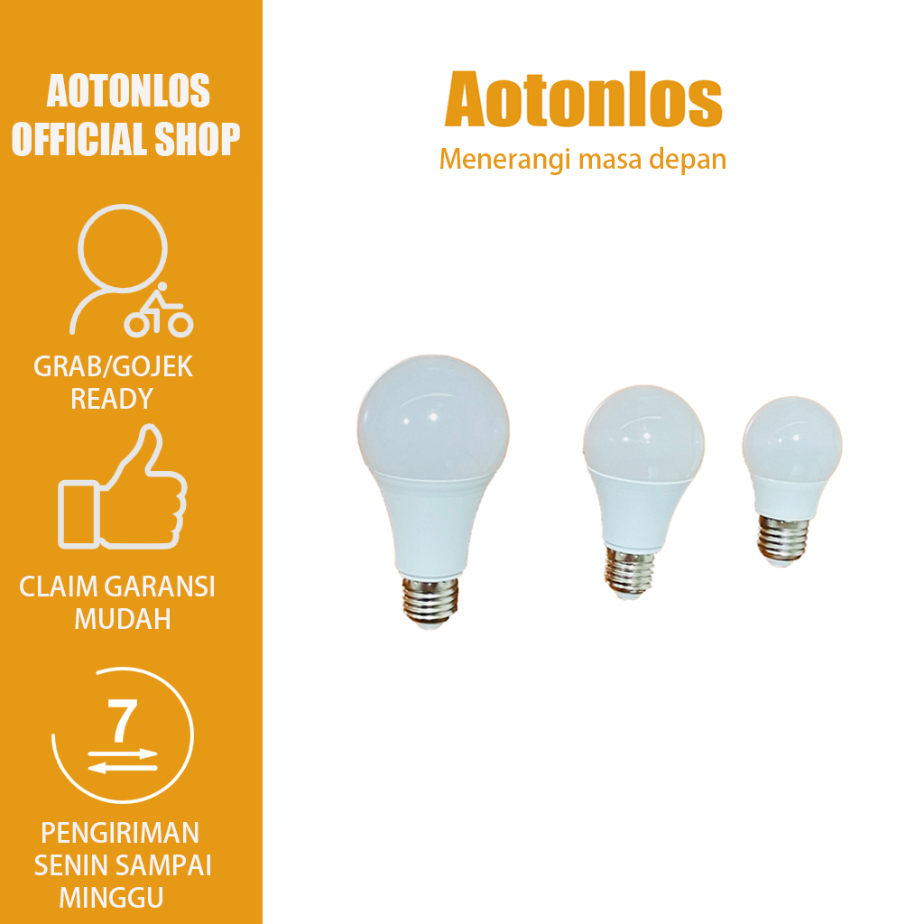Jual Lampu LED 3W 5W 7W 9W 12W 15W 18W Hakamitsu /Bohlam Lampu terang | Shopee Indonesia