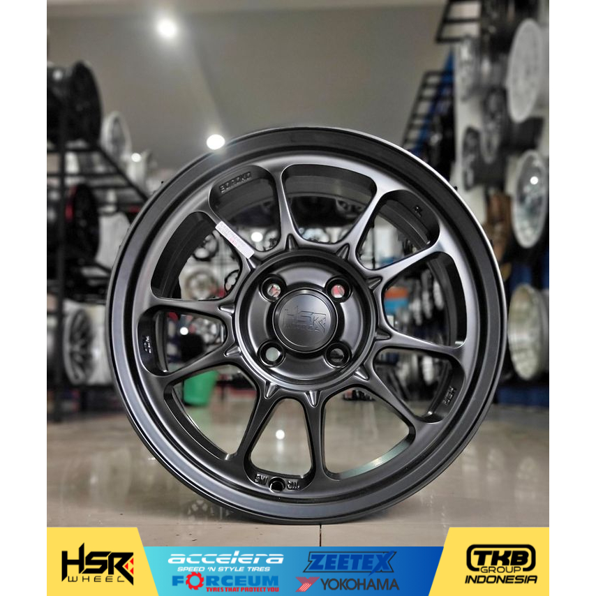Jual velg brio ring 15 velg hsr dl r15X65 lubang 4X100 ET42 pelek yaris jazz agya calya sigra ...