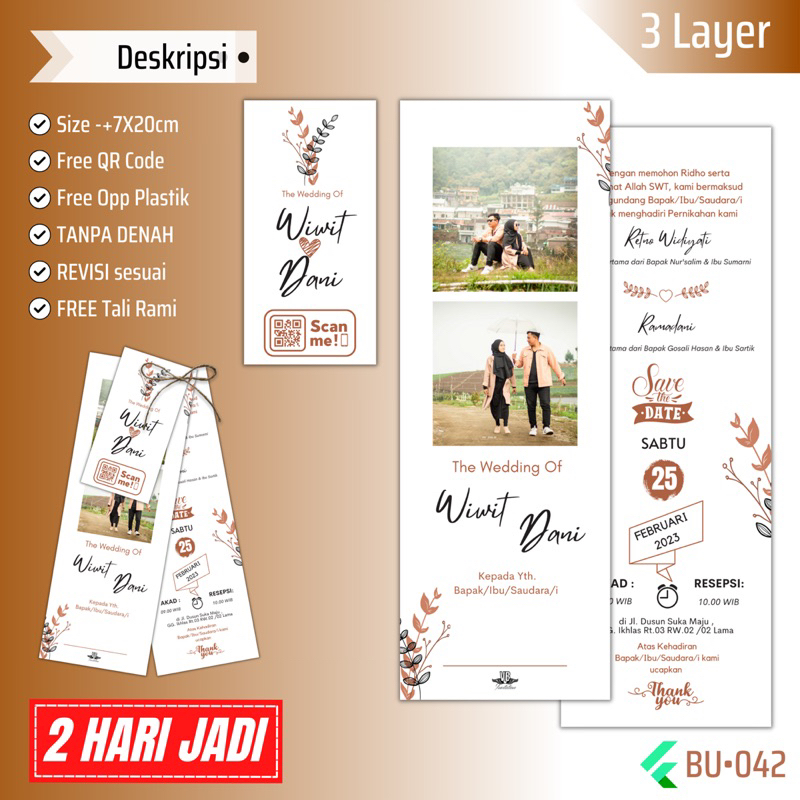 Jual Undangan Pernikahan Kekinian Model Terbaru | Shopee Indonesia