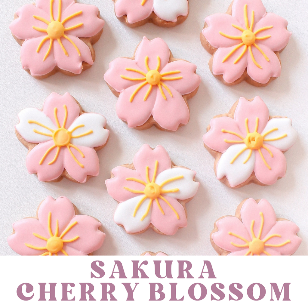 Jual Sakura Cherry Blossom MINIS - Sugar Cookies / Decorated Cookies / Kukis Hias | Shopee Indonesia