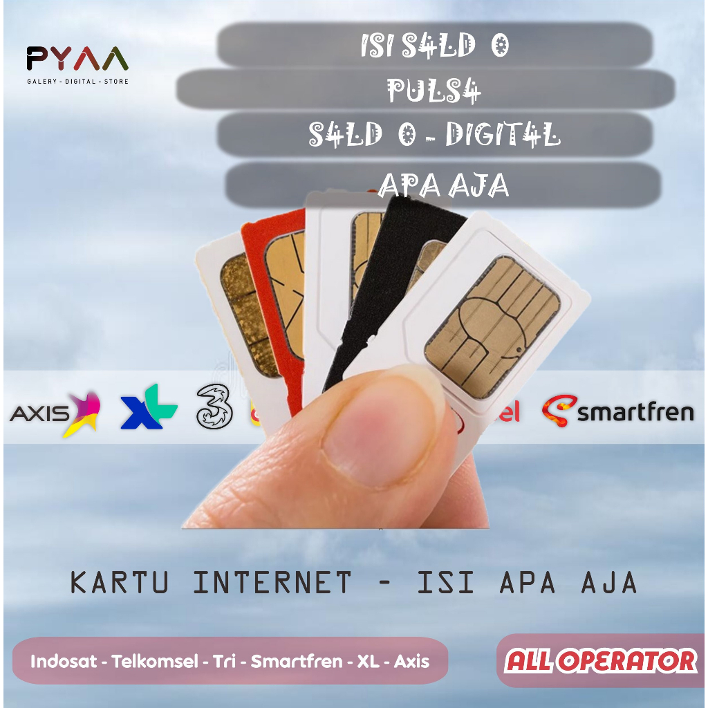 Jual Perdana Kartu Internet Large bisa isi apa aja | Shopee Indonesia