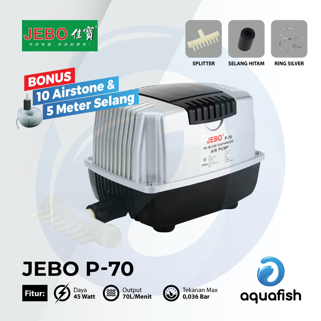 Jual JEBO P-70 Aerator/Pompa Udara/Air Pump Original | P70 | Shopee ...