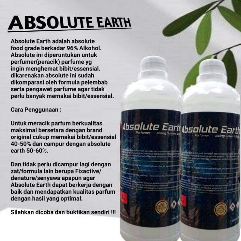 Jual ABSOLUTE EARTH||CAMPURAN PARFUM KEMASAN 1 LITER | Shopee Indonesia