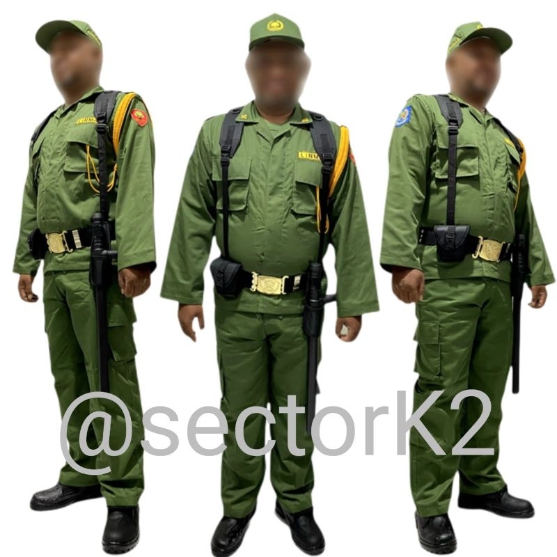 Jual Seragam Linmas Hijau Full Atribut Lengkap | Shopee Indonesia