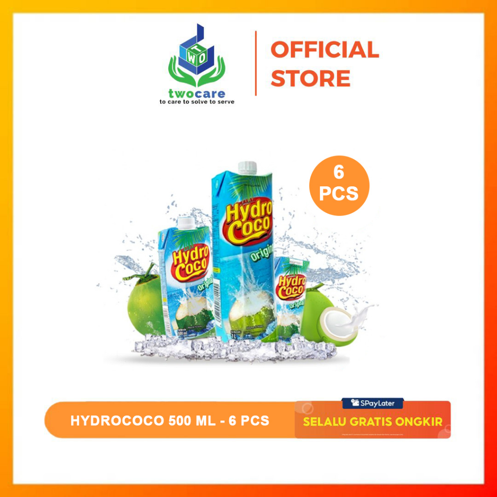 Jual Hydro Coco Original 500 ml Air Kelapa Hydrococo Isi 6 PCS | Shopee Indonesia
