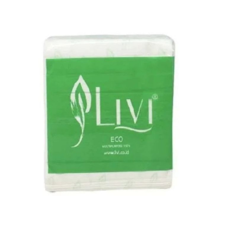 Jual Tisu meja makan Livi Tissue Eco multipurpose pop up | Shopee Indonesia