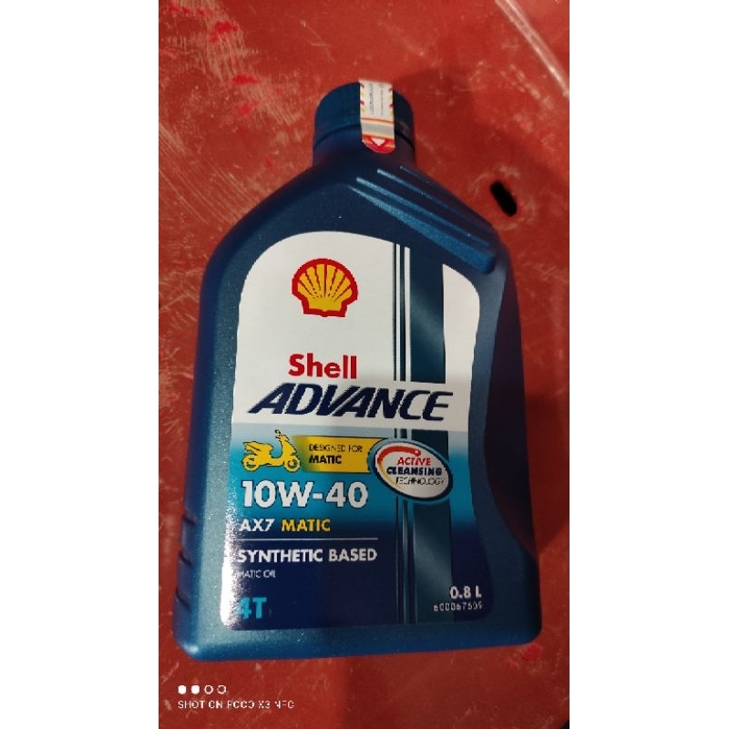 Jual oli shell ax7 manual / matic 0.8 / 1 liter | Shopee Indonesia