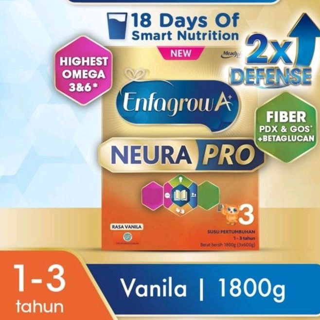 Jual Enfagrow A+ 3 1800g van n ori mfgm pro | Shopee Indonesia