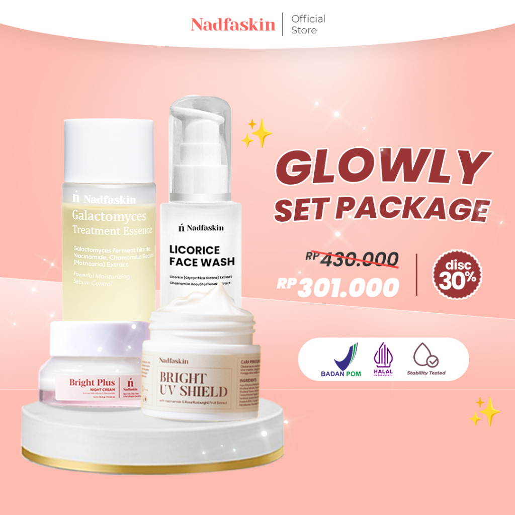 Jual Glowly set Package Nadfaskin | Shopee Indonesia
