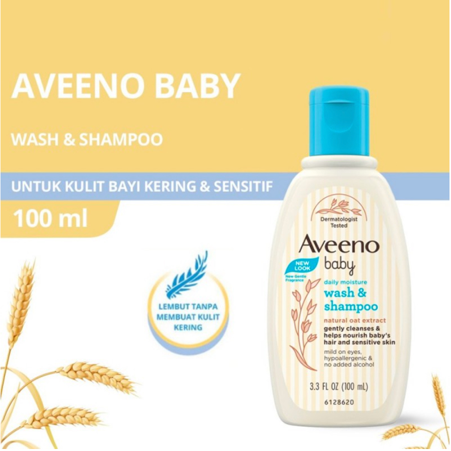 Jual Aveeno Baby Daily Moisture Wash & Shampoo | Sabun & Shampoo Bayi untuk Kulit Normal ...