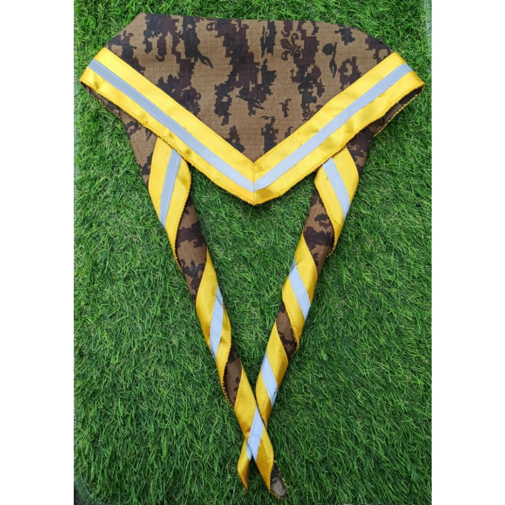 Jual SCRAF PRAMUKA LORENG LIS KUNING | Shopee Indonesia