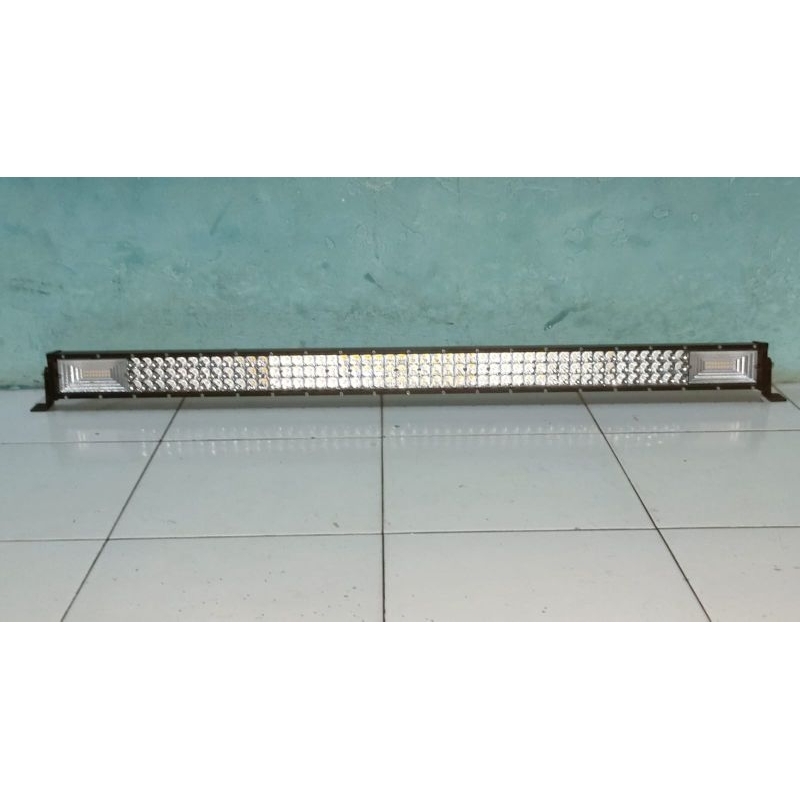 Jual LAMPU SOROT TEMBAK OFFROAD LED LIGHT BAR 105cm 80 LED 5 MODE NYALA ...