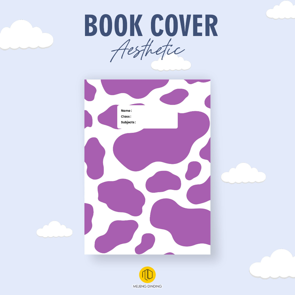 Jual SAMPUL BUKU AESTHETIC ISI 10 PCS / SAMPUL MOTIF SAPI / SAMPUL BUKU ...