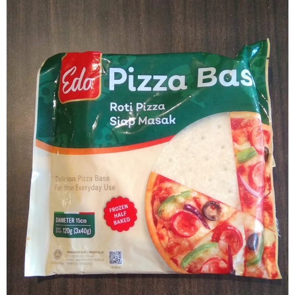 Jual Edo pizza frozen 120 gr (3pc*40 gr) diameter 15cm | Shopee Indonesia