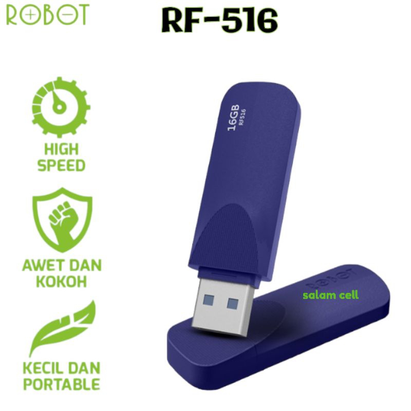 Jual ROBOT RF516 Flashdisk 16GB Robot Rf-516 High Speed Original ...