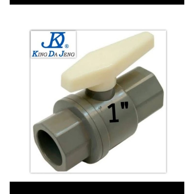 Jual Ballvalve stop kran pvc KDJ 1 inch | Shopee Indonesia