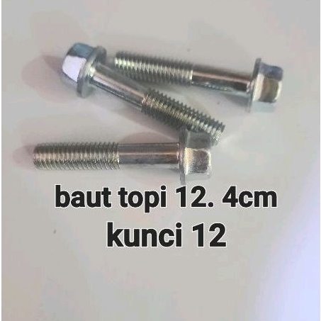 Jual Baut topi 12/8mmx4cm | Shopee Indonesia
