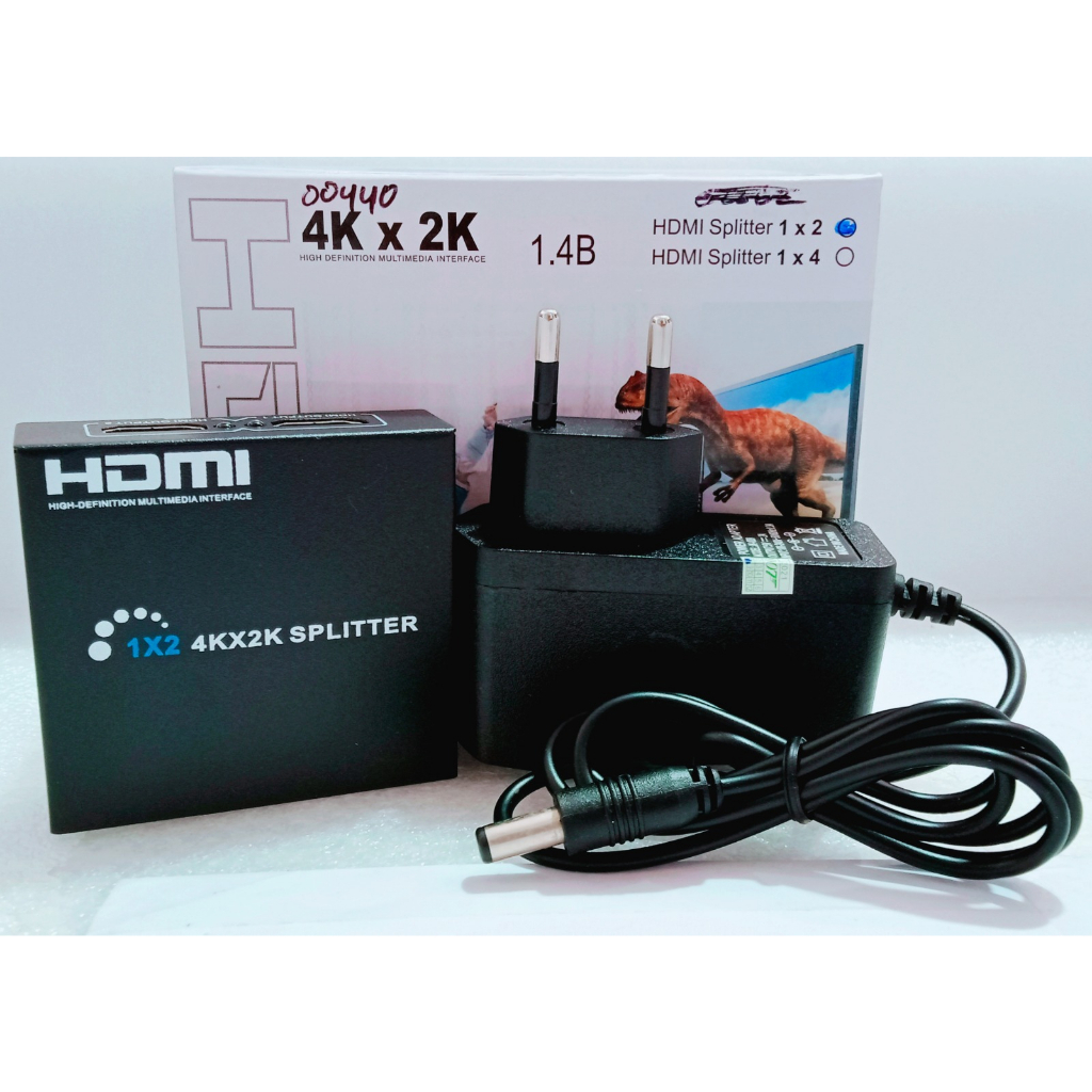 Jual HDMI Splitter 2 Port 1080P 3D Splitter VER 1.4 HDMI Splitter 1x2 ...
