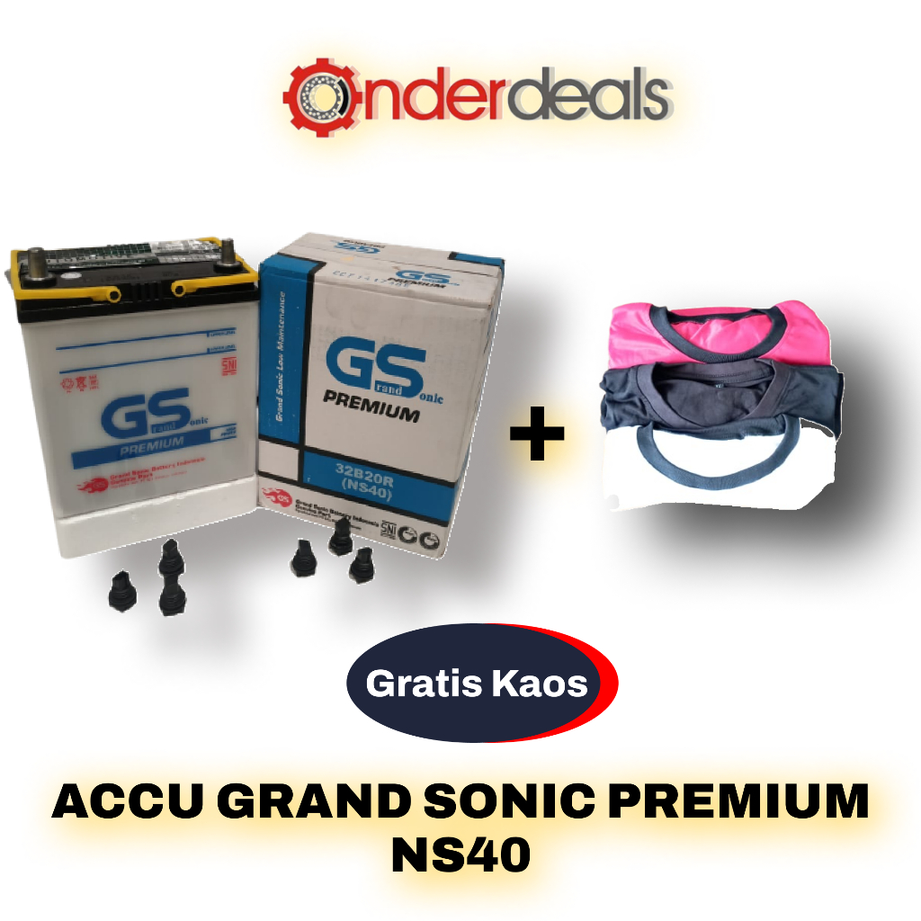 Jual Aki Accu Mobil GRAND SONIC PREMIUM Tipe NS-40 | Shopee Indonesia