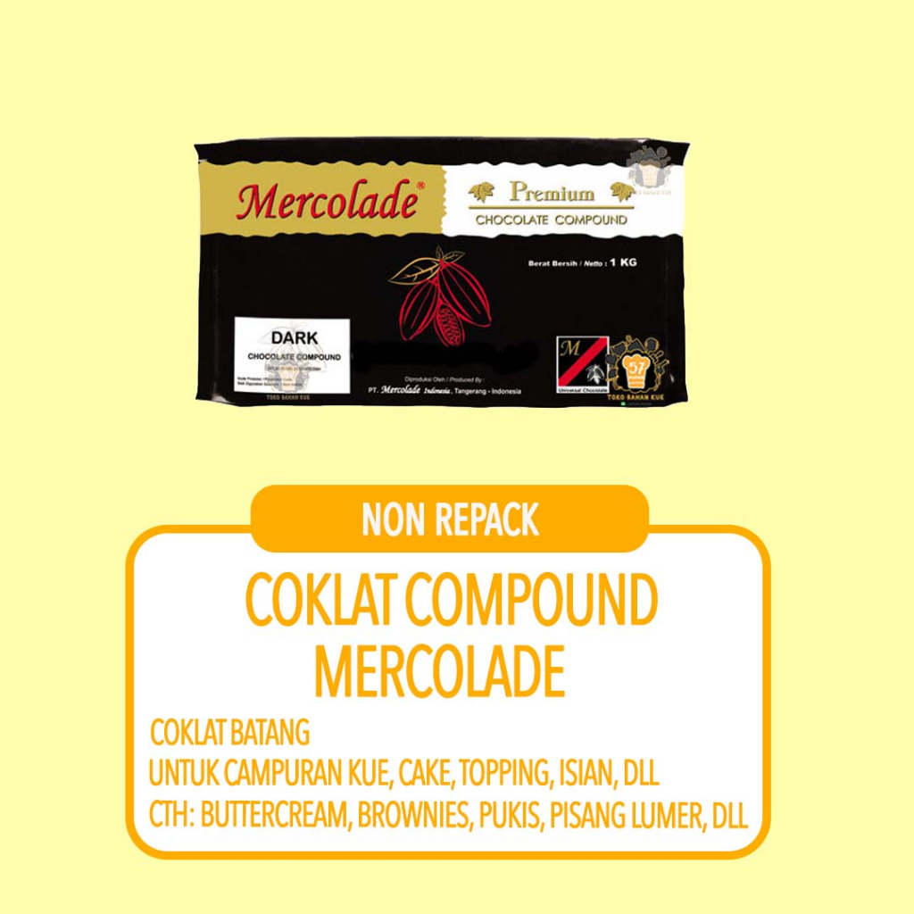 Jual COKLAT COMPOUND MERCOLADE 1 KG | Shopee Indonesia