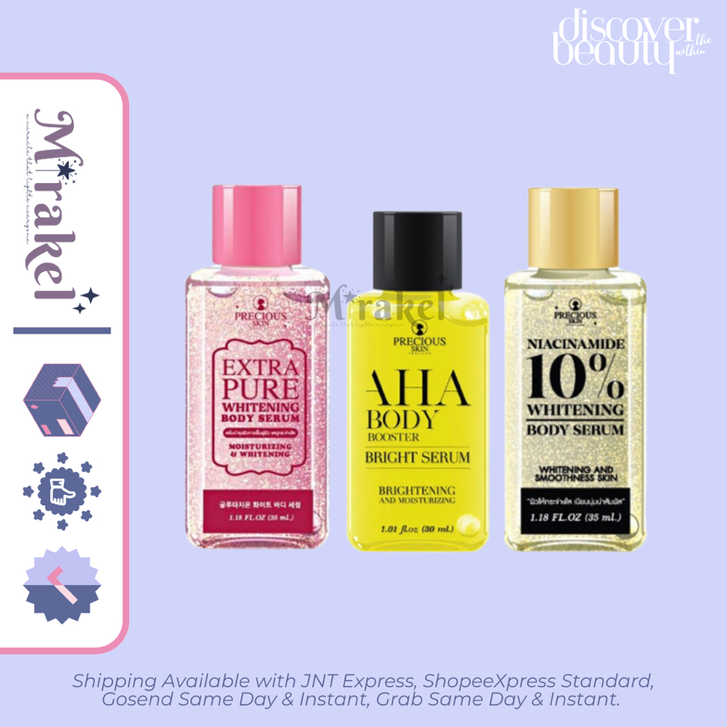 Jual Precious Skin AHA Mimi Brightening & Whitening Booster Body Serum ...