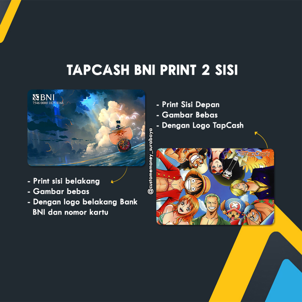 Jual Tapcash BNI Custom | Shopee Indonesia