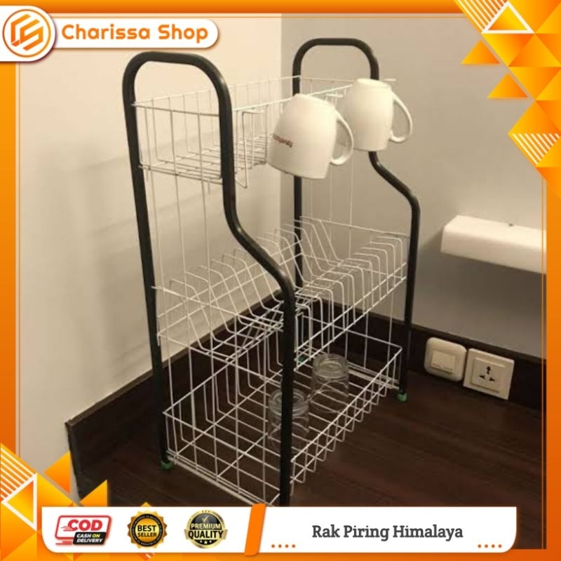 Jual Rak Piring Himalaya / Rak Dapur 3 Susun / Rak Piring Gelas ...